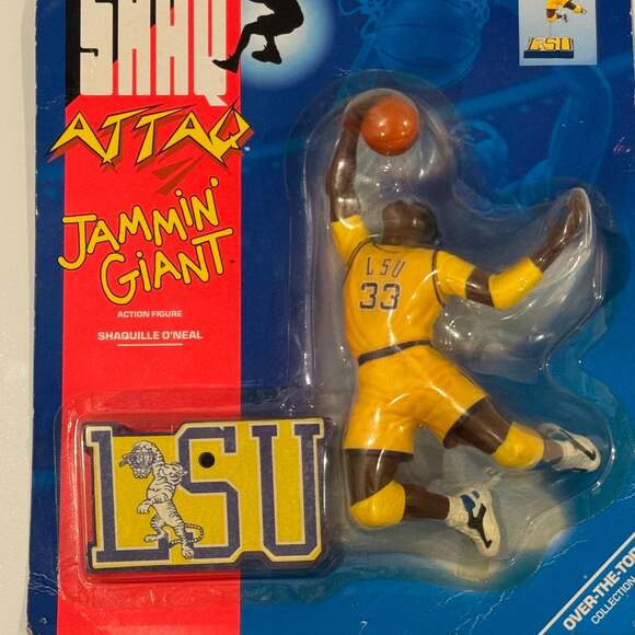 Kenner | Toys | 993 Shaq Attaq Jammin Giant Lsu Shaquille Oneal Action ...